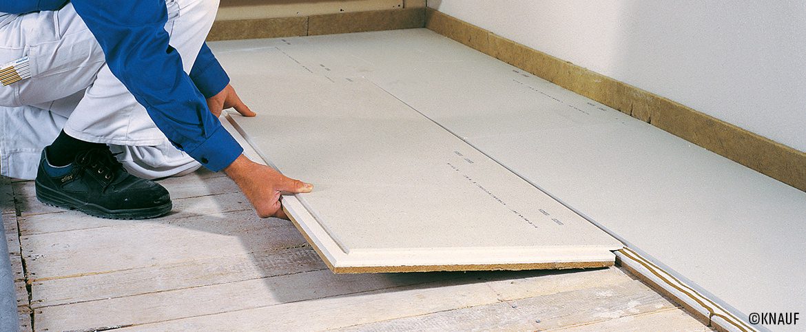 Knauf Brio : la chape sèche la plus légère - Maconstruction.be