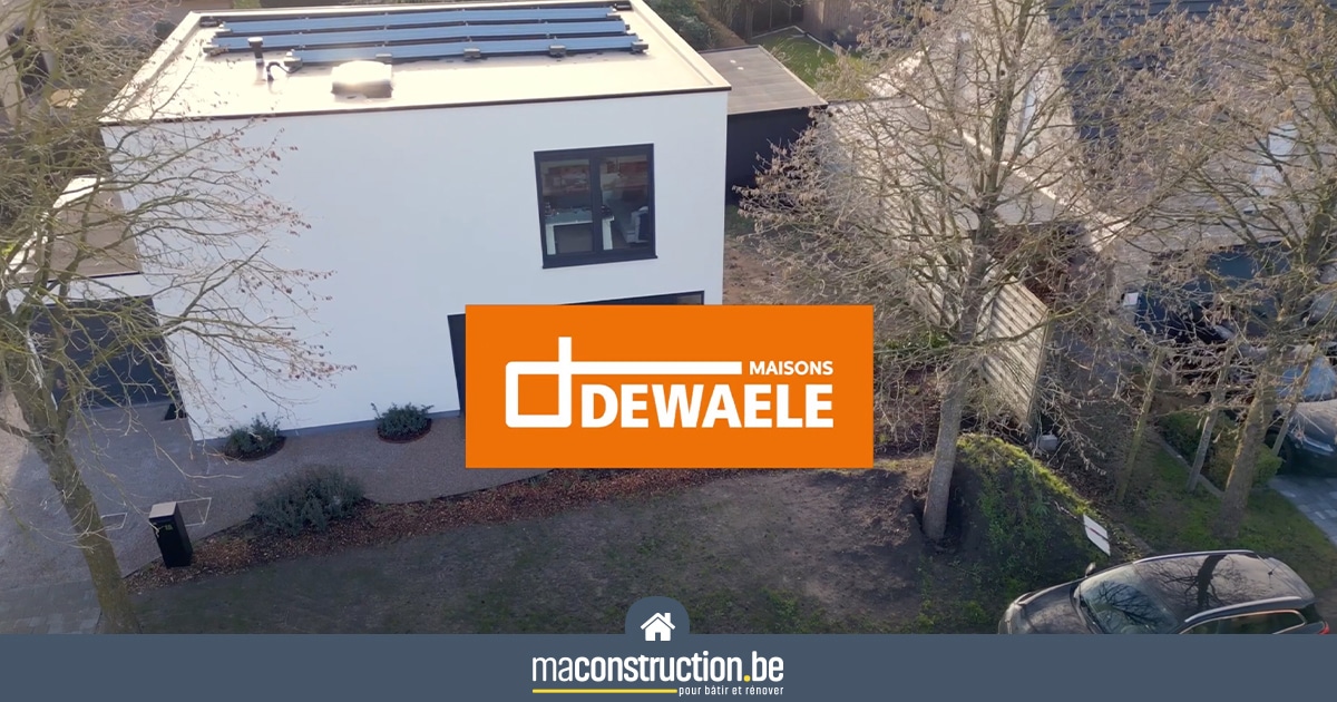 Une maison très économe en énergie avec Maisons Dewaele